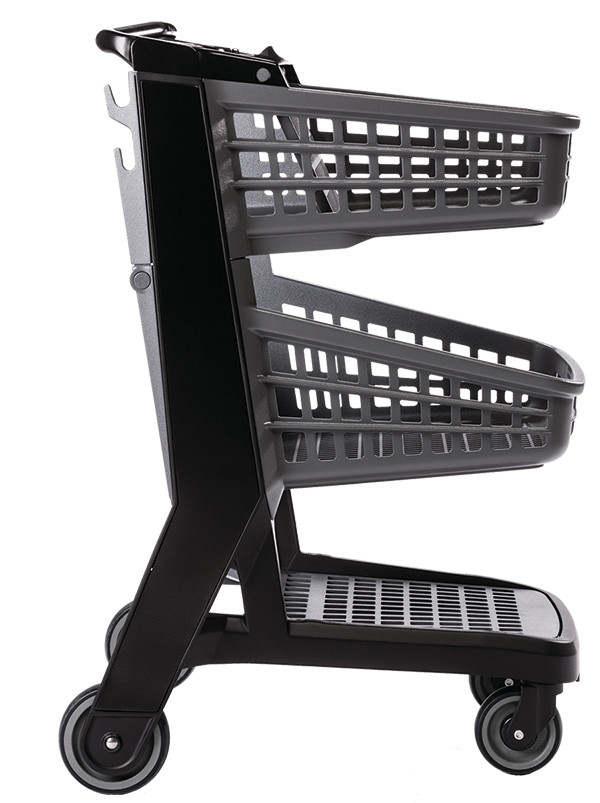 Advanced Two-tier All-Polymer Plastic Cart